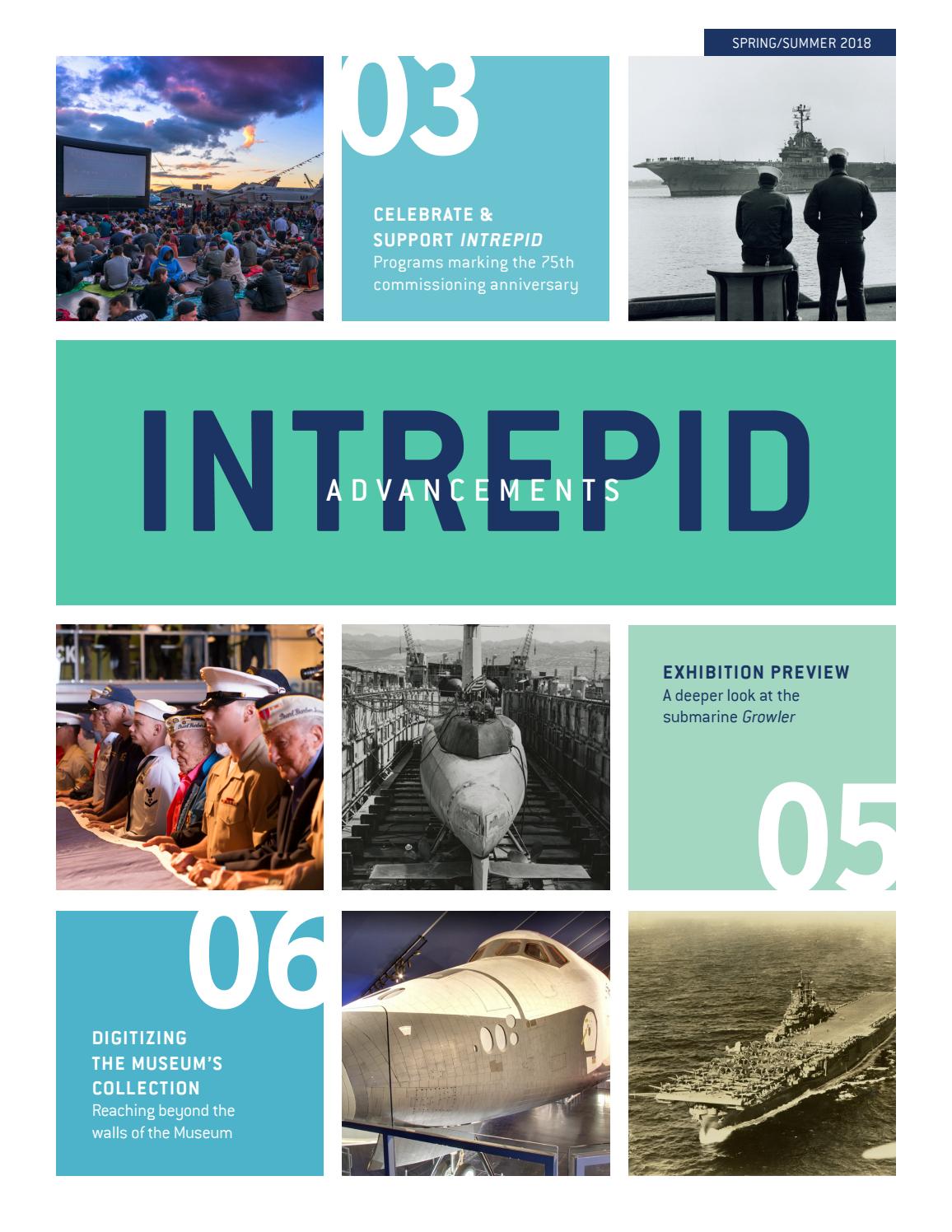 Intrepid Advancements Newsletter Spring 2018 by intrepidmuseum - Issuu