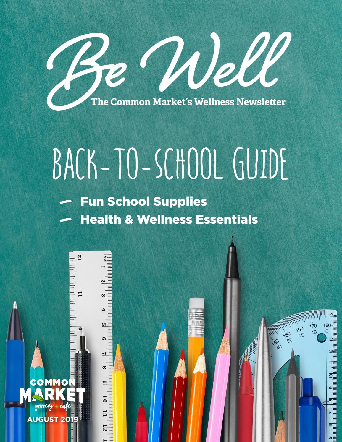 Be Well - August Wellness Newsletter by CommonMarketCoop - Issuu