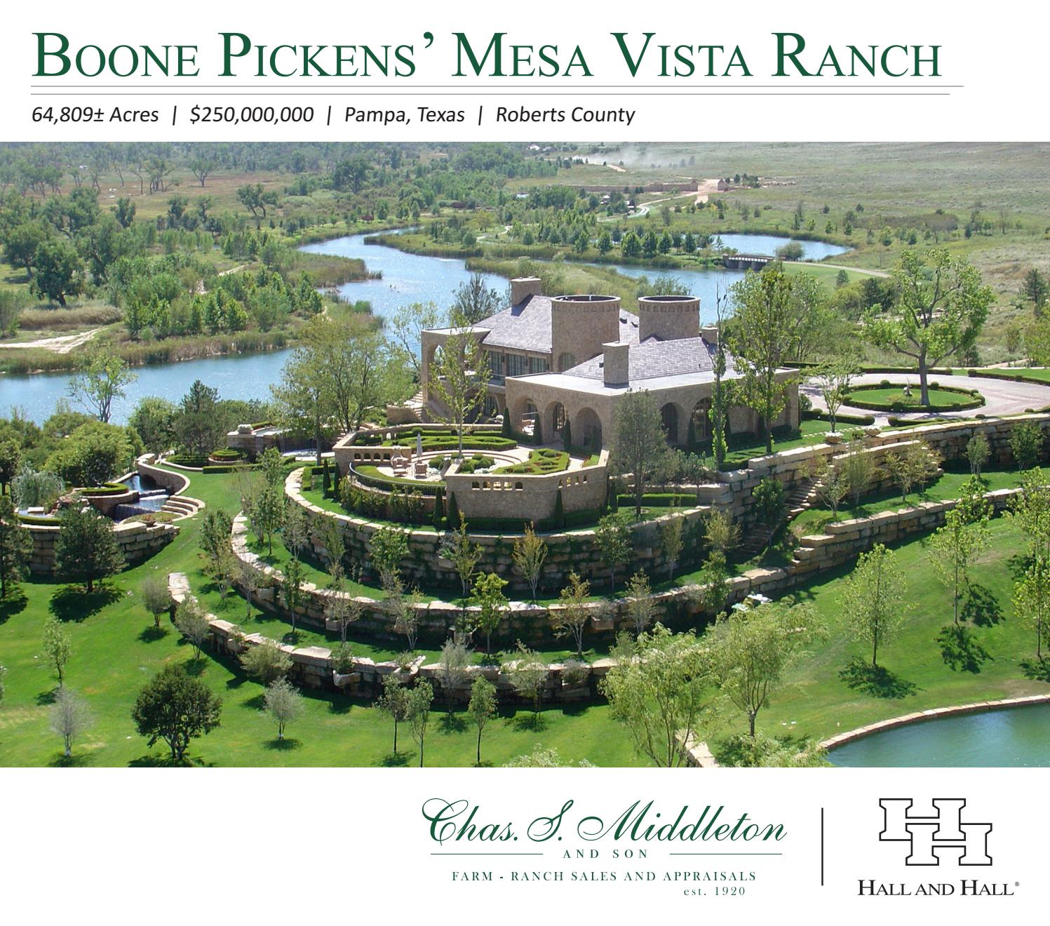 Boone Pickens Mesa Vista Ranch Brochure by csmandson - Issuu