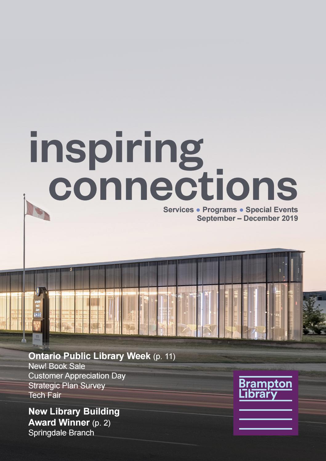 Inspiring Connections |Brampton Library Program Guide September ...