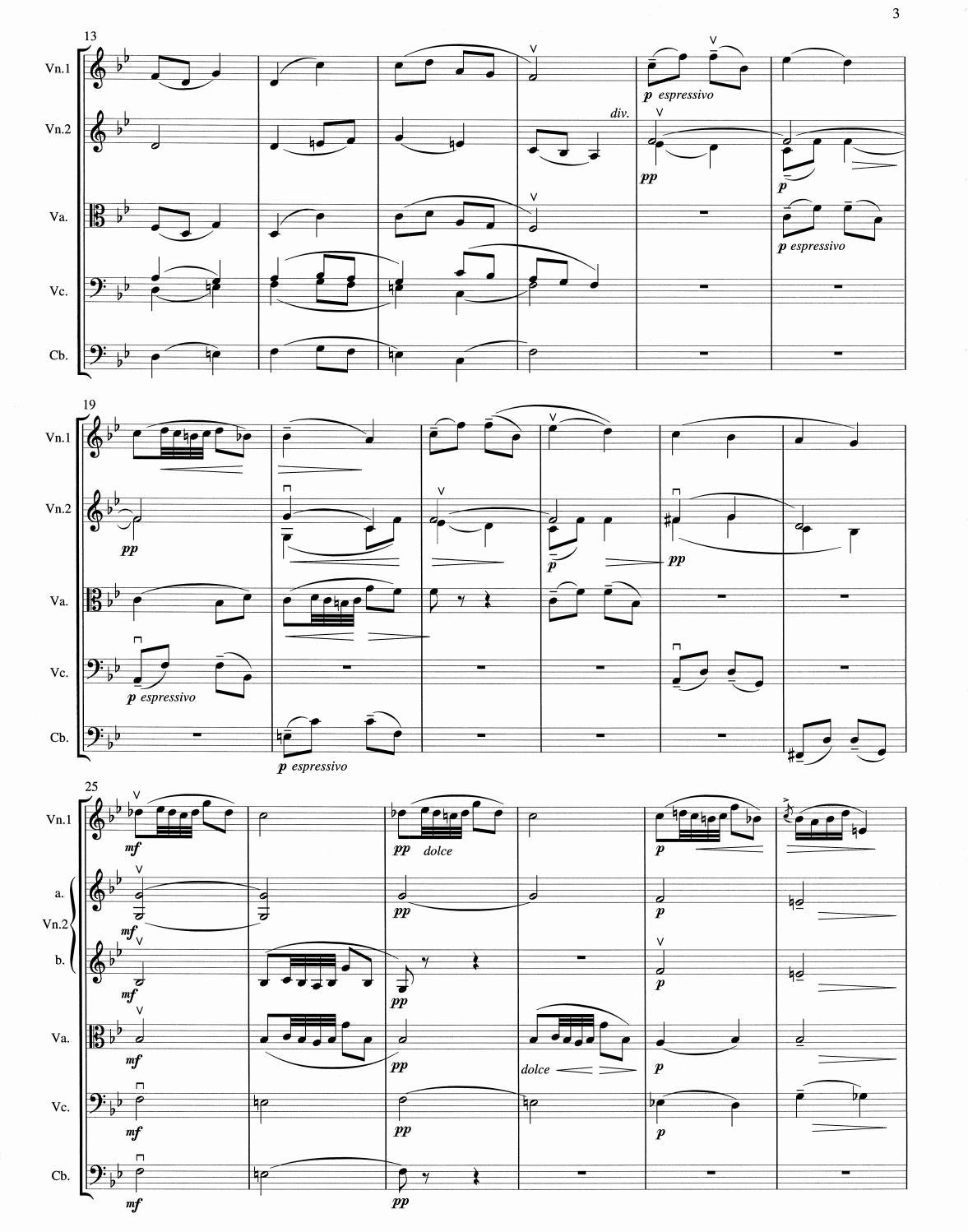 Serebrier - Andante Cantabile (string orchestra) by Peermusic Classical ...