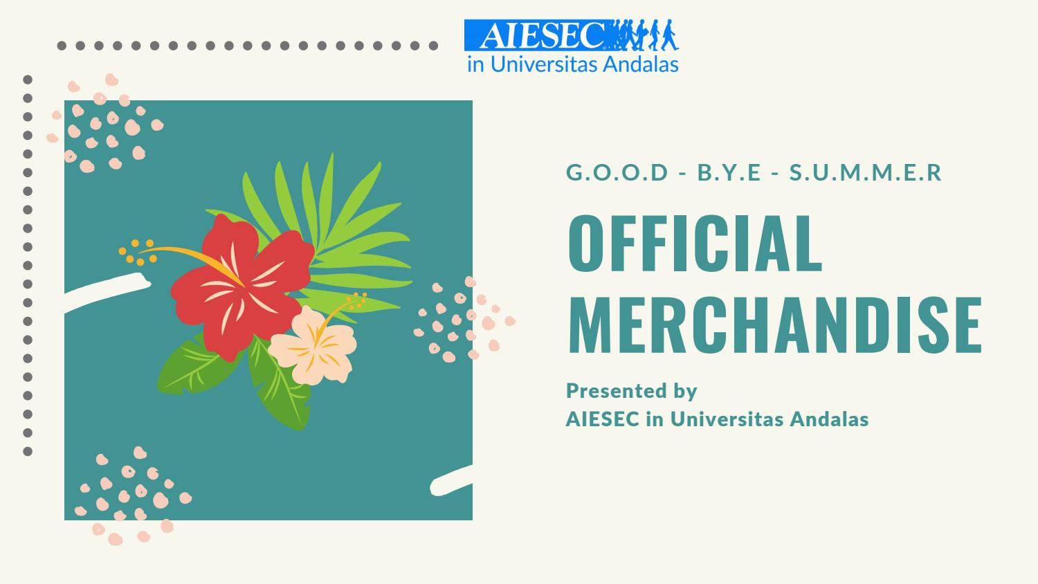 Official Merchandise 2019 by AIESEC in UNAND - Issuu