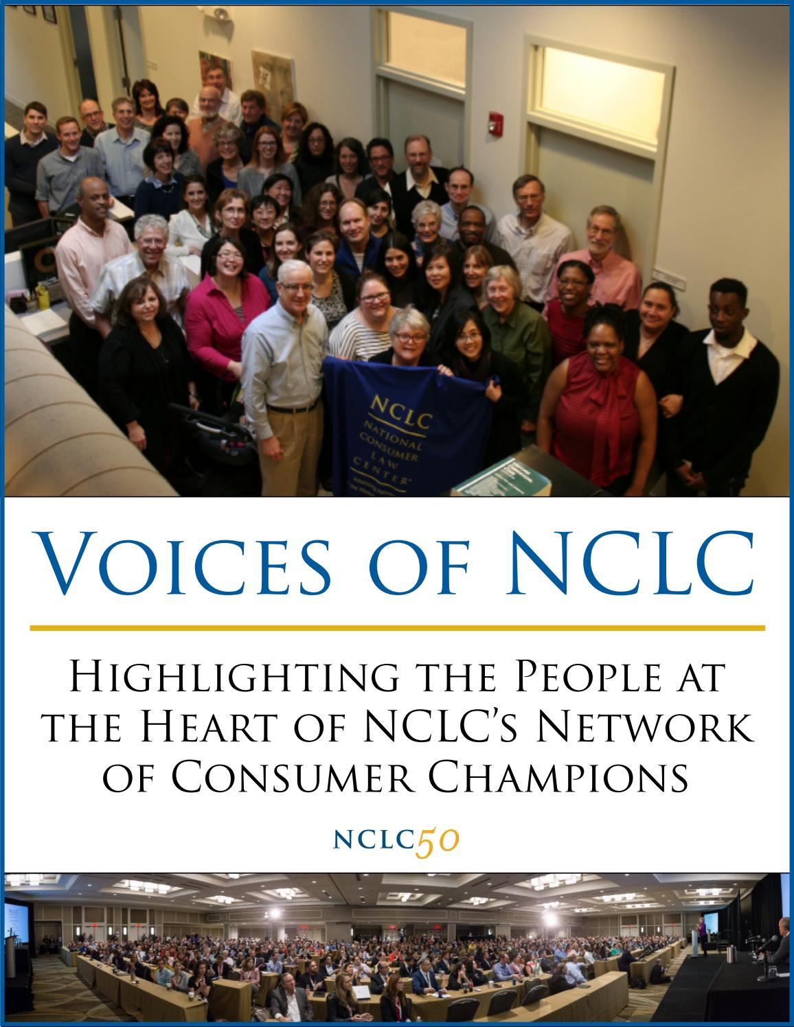 Voices of NCLC by National Consumer Law Center - Issuu