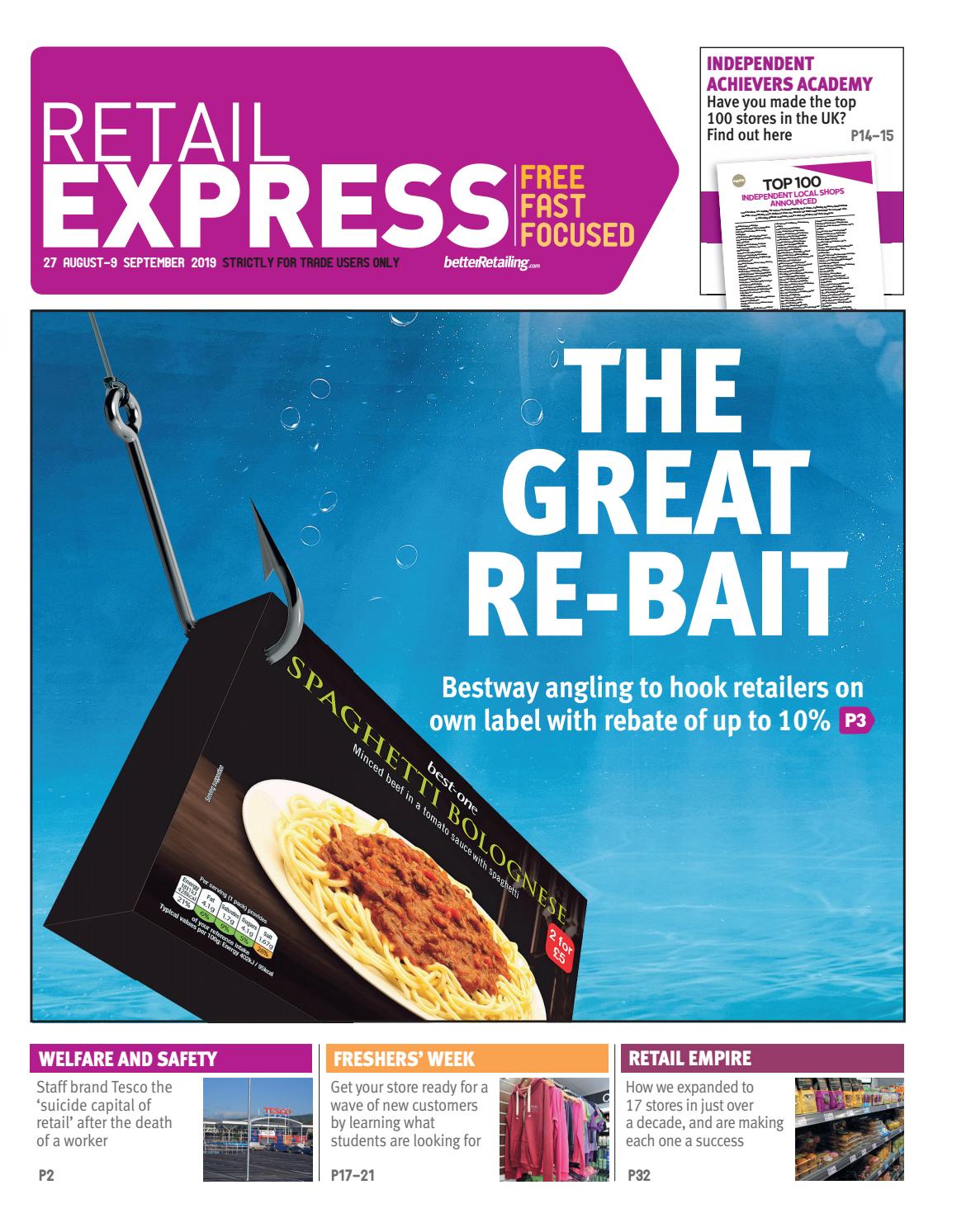 Retail Express – 27 August 2019 by BetterRetailing - Issuu