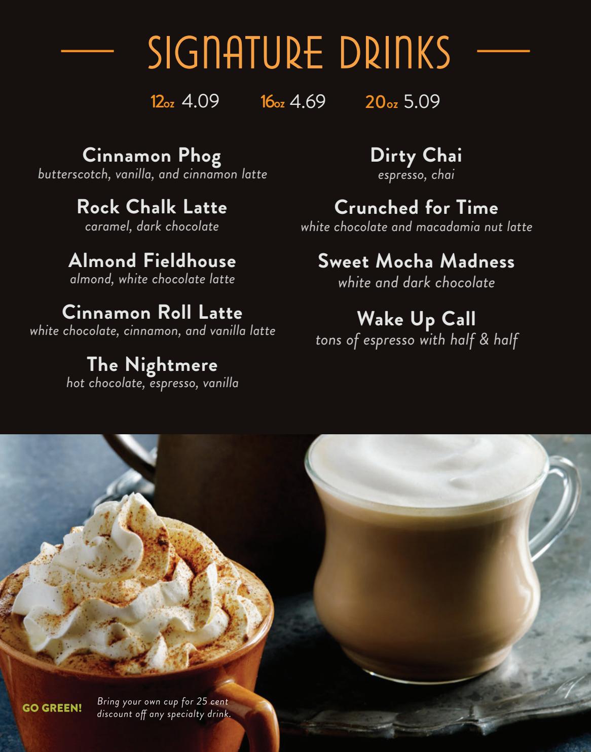 Anschutz Library Roasterie Menu 2018-2019 | KU Dining by KU Memorial ...