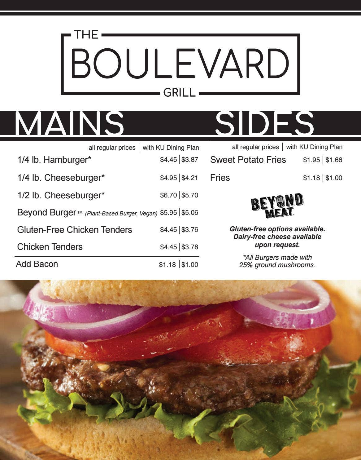 Boulevard Grill Market Menu by KU Memorial Union - Issuu