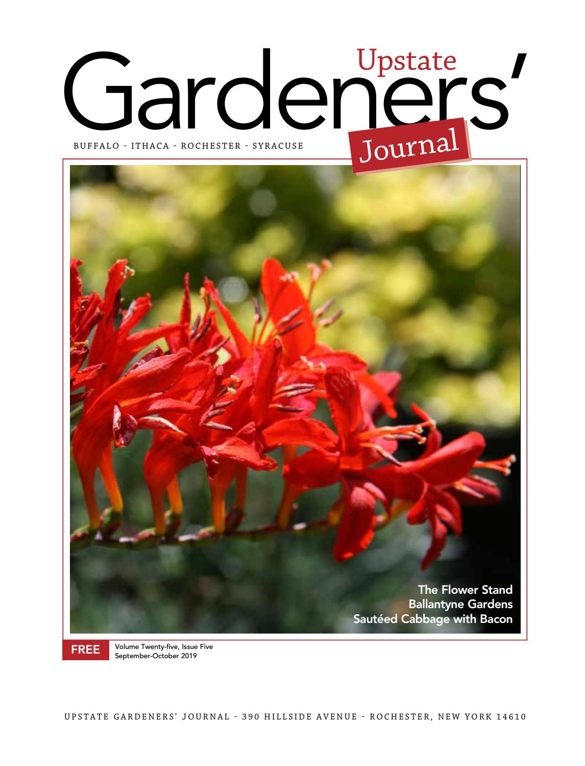 Upstate Gardeners' Journal Sept-Oct 2019 by JFM Publishing—(585 ...