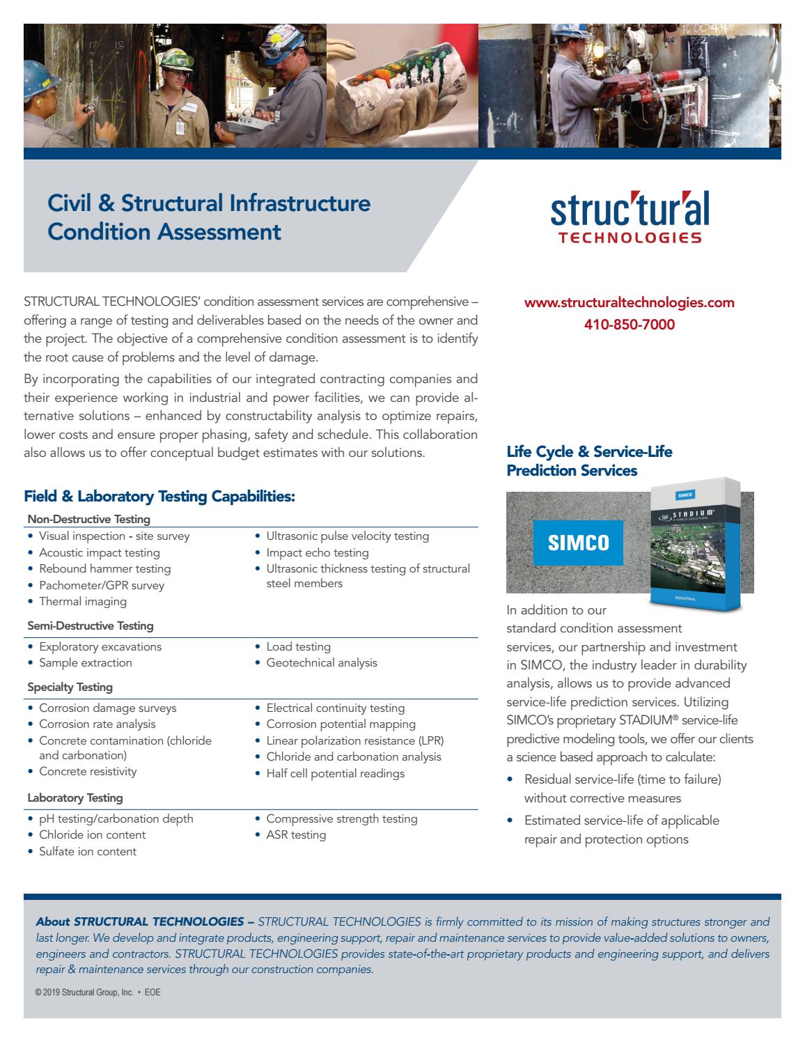 Condition Assessment by Structural Group, Inc. - Issuu