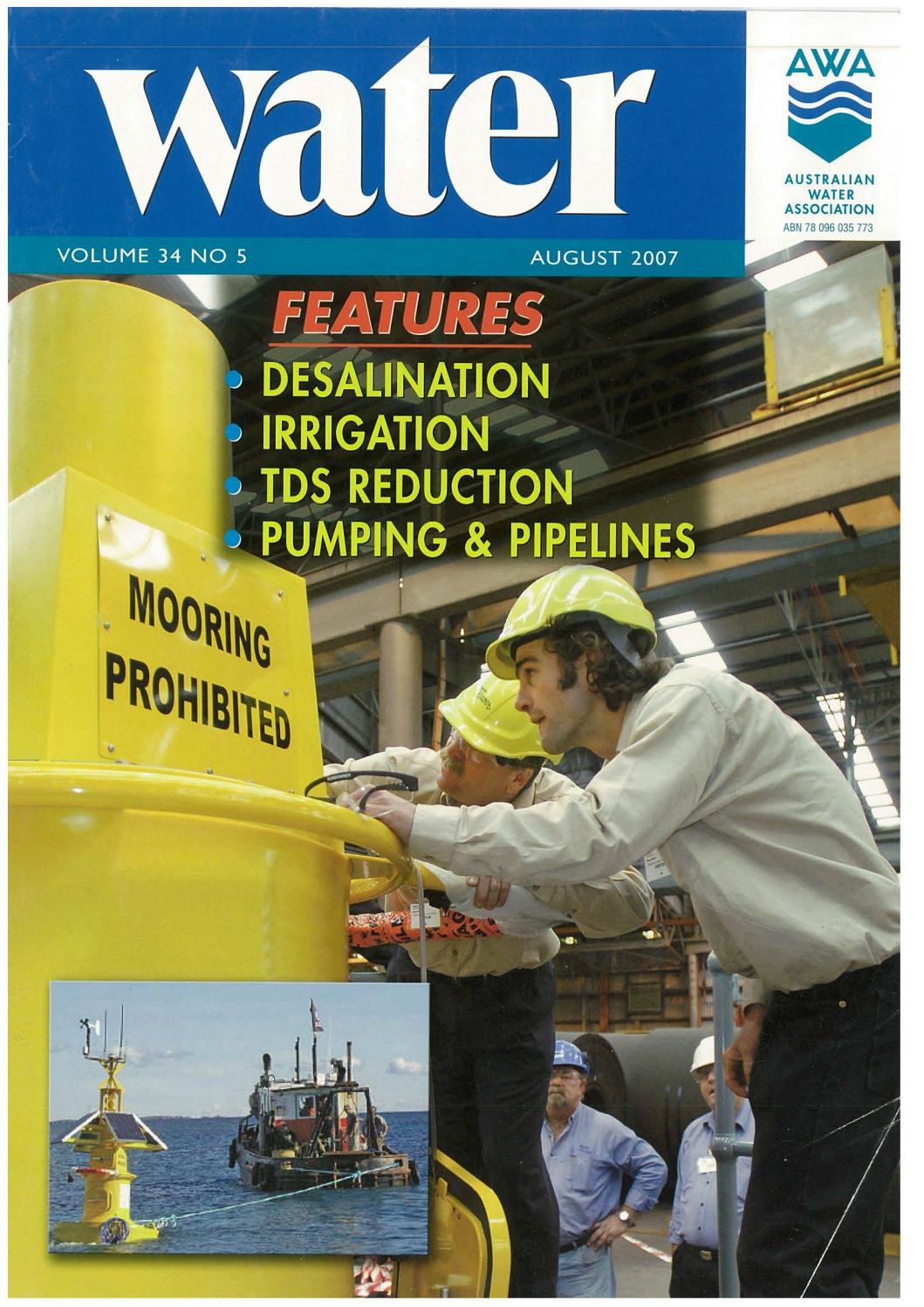 Water Journal August 2007 by australianwater - Issuu