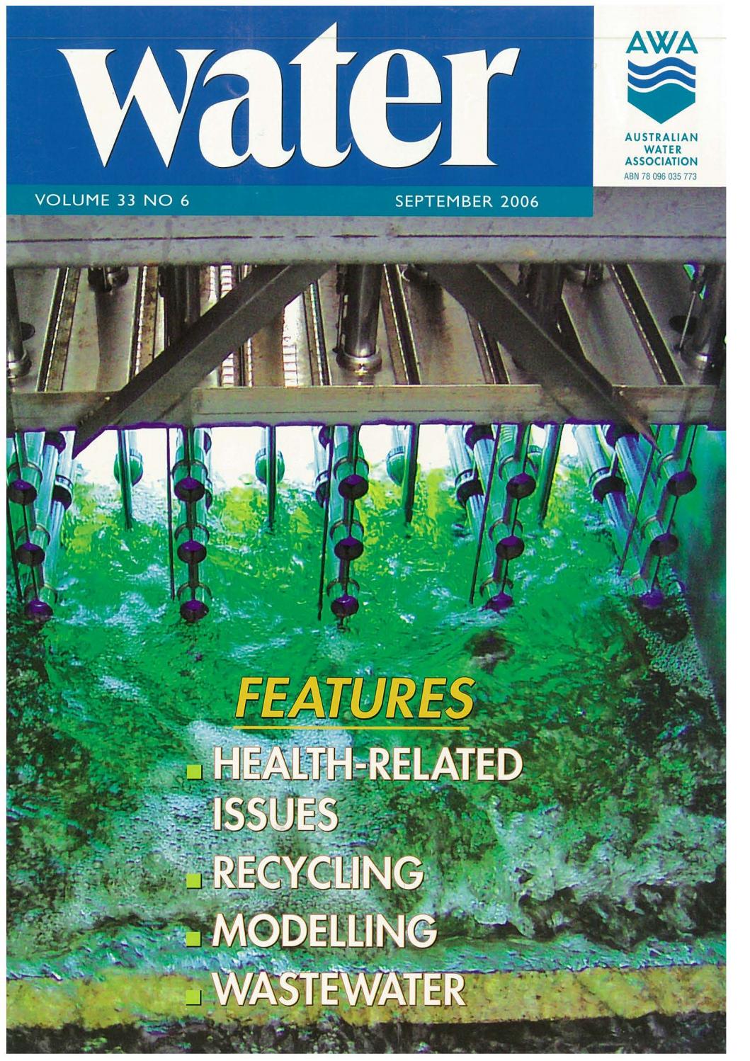 Water Journal September 2006 by australianwater - Issuu