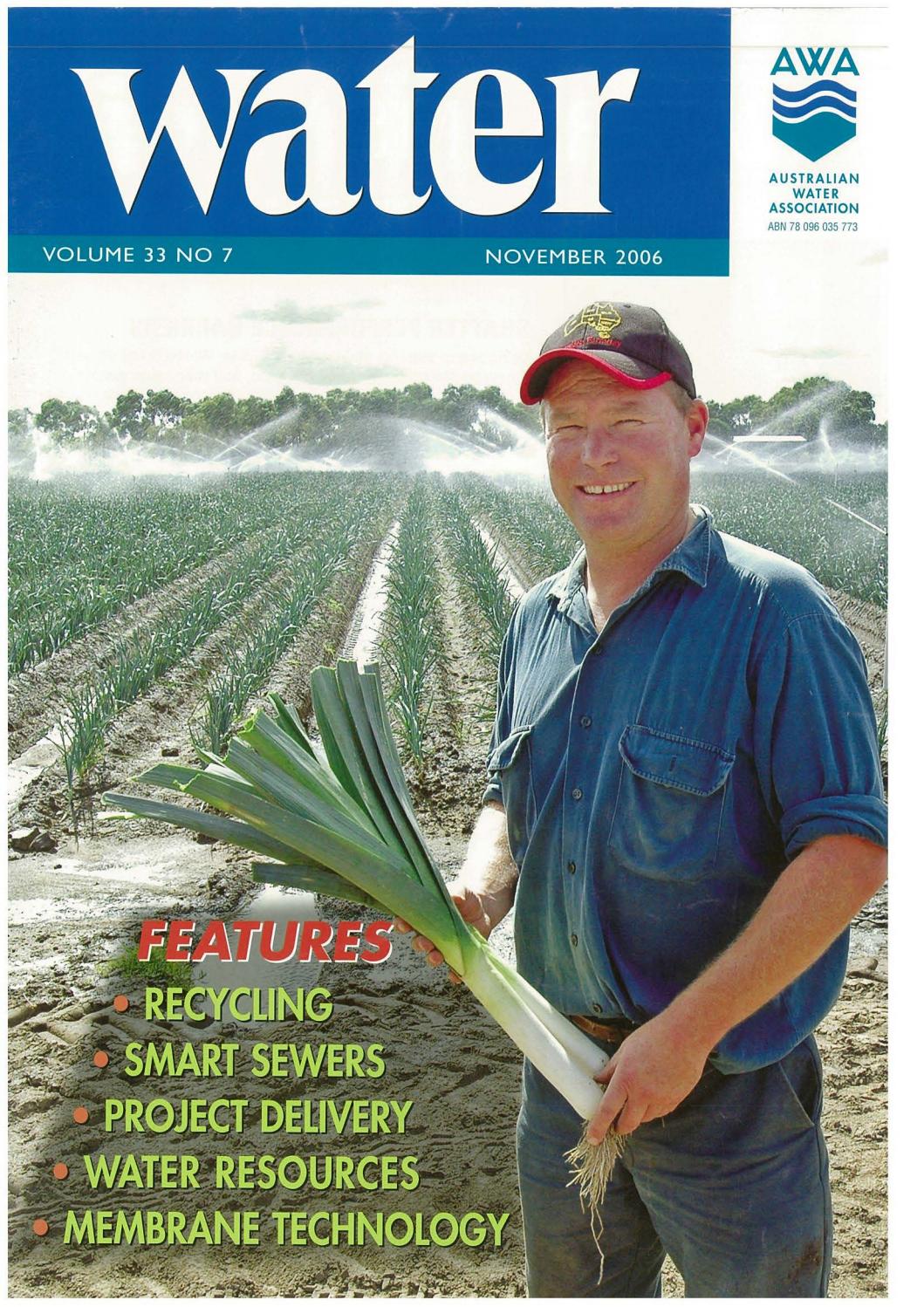 Water Journal November 2006 by australianwater - Issuu