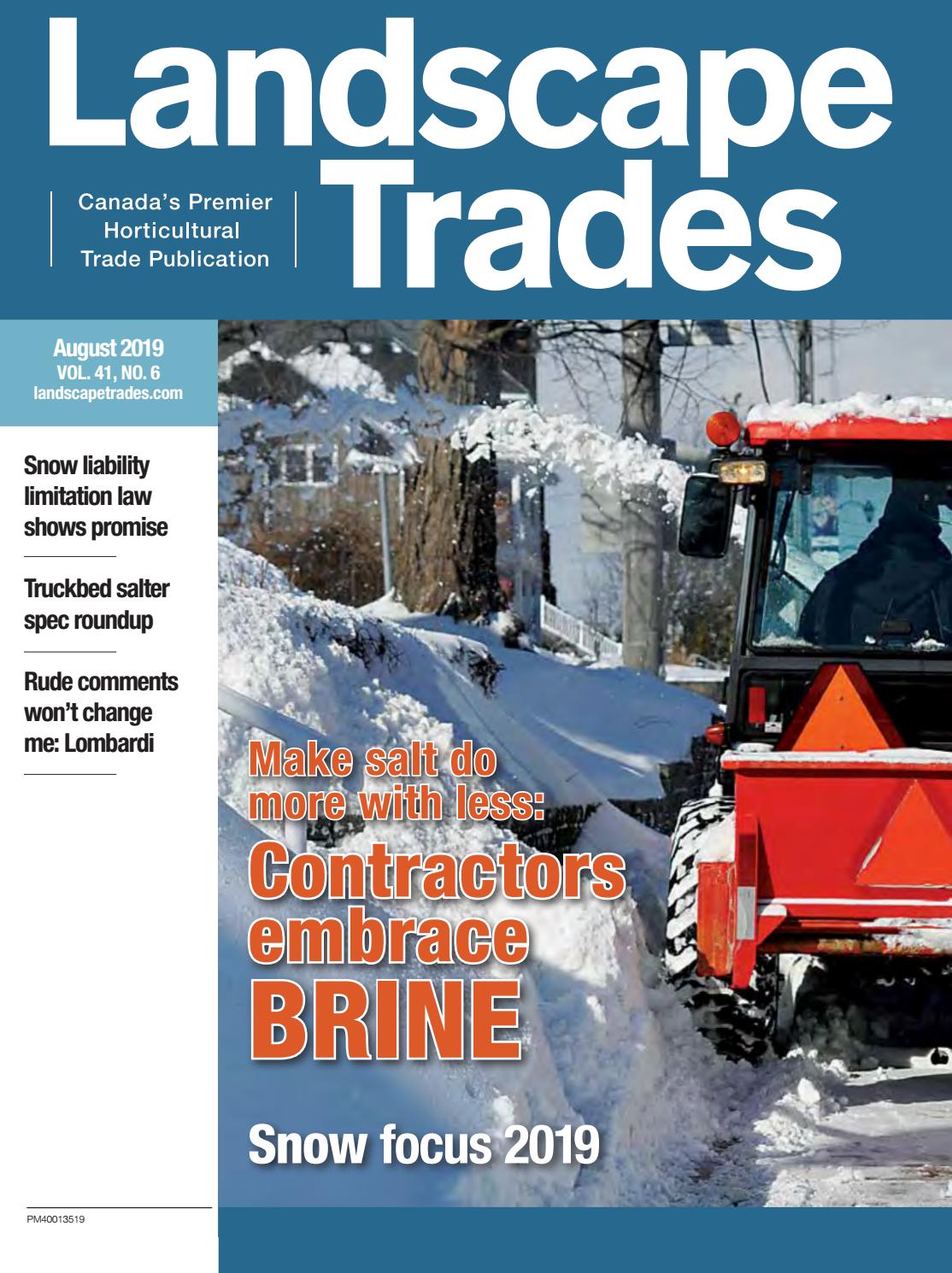 Landscape Trades August 2019 by Landscape Ontario - Issuu