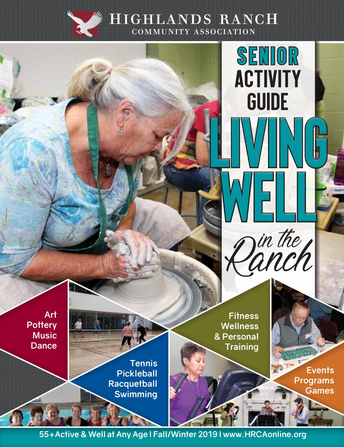 HRCA Fall - Winter 2019 Senior Activity Guide by Laura Mitchell - Issuu