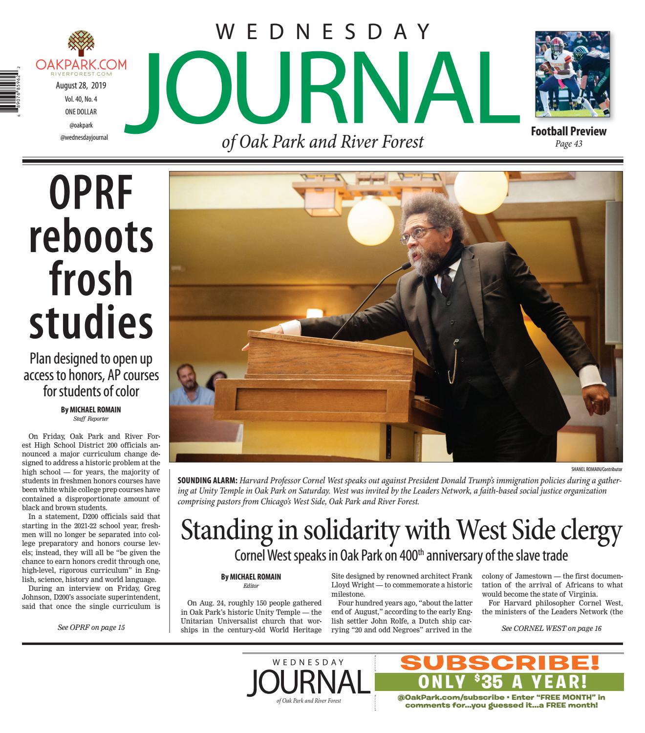 Wednesday Journal, August 28, 2019 by Wednesday Journal - Issuu