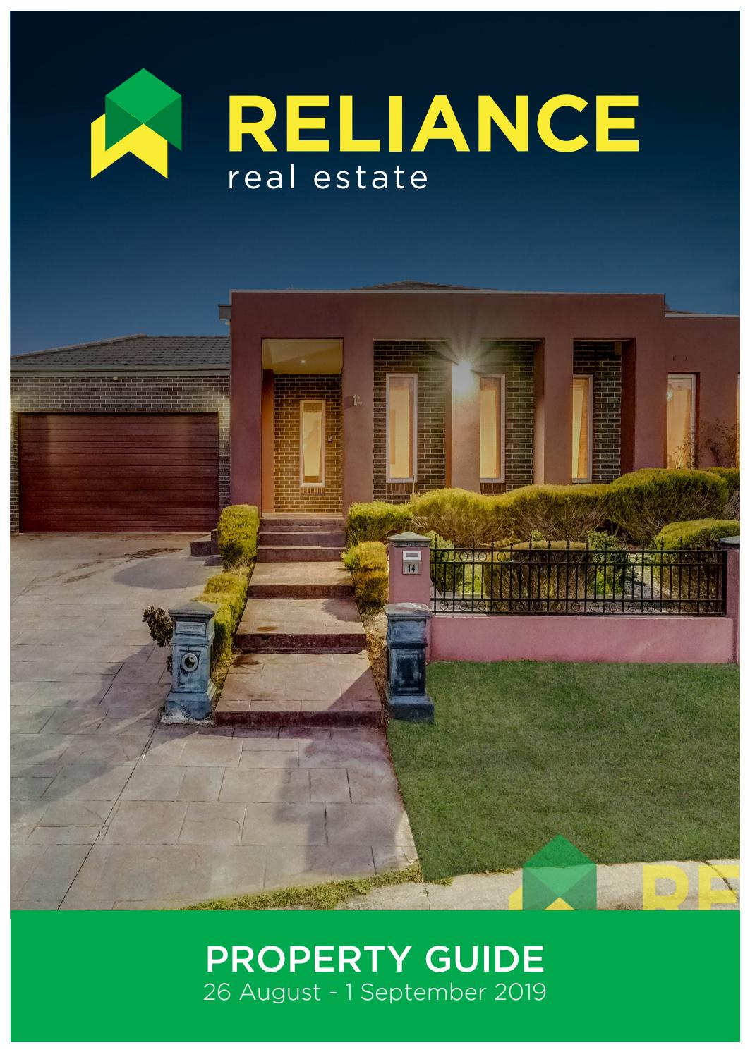 Reliance Property Guide 26 August - 1 September 2019 by Reliance Real ...