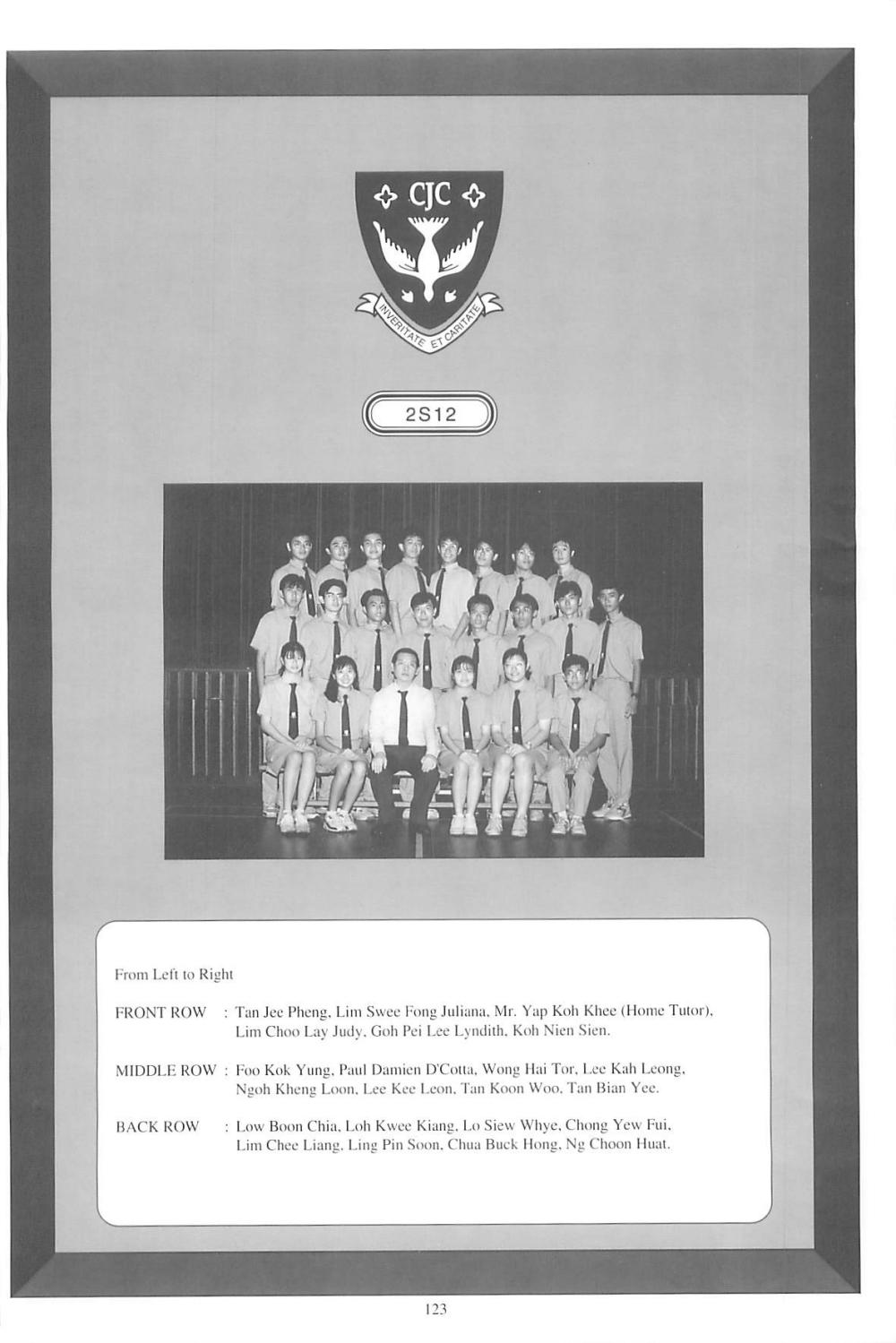 CJC Yearbook 1991 (Part 2) by Catholic JC - Issuu