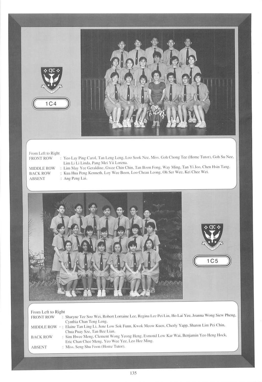 CJC Yearbook 1991 (Part 2) by Catholic JC - Issuu