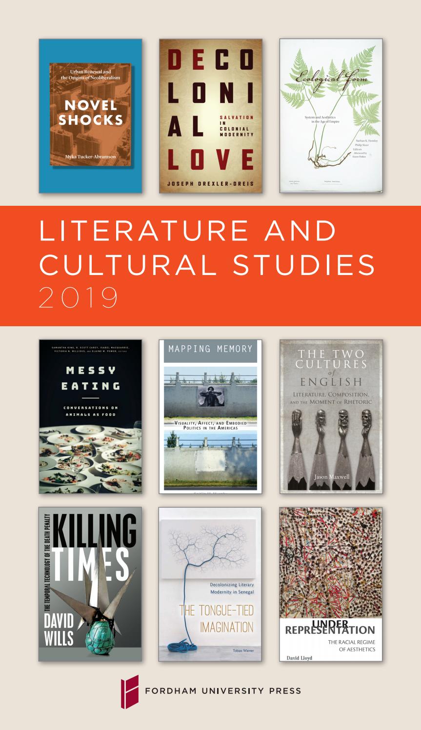 Literature & Cultural Studies 2019 by Fordham University Press - Issuu