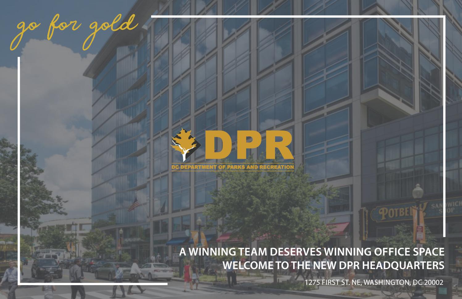 DC Department of Parks and Recreation | Go For Gold by DHM Media - Issuu
