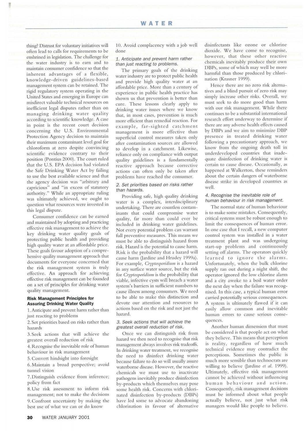 Water Journal January 2001 by australianwater - Issuu