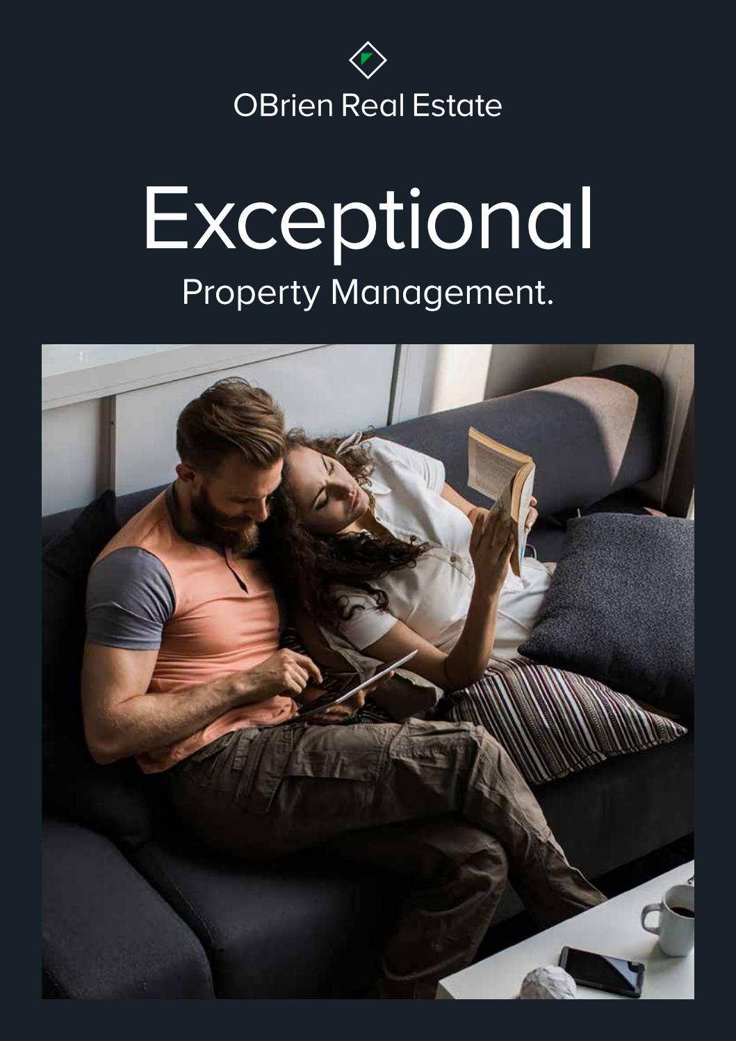 Exceptional Property Management by OBrien Real Estate - Issuu
