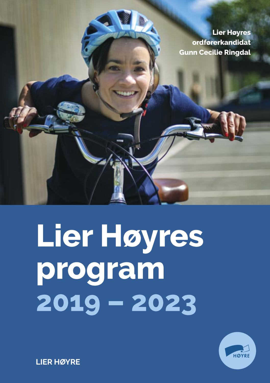 Lier Høyres program 2019–2023 by Amedia Kreativ - Issuu