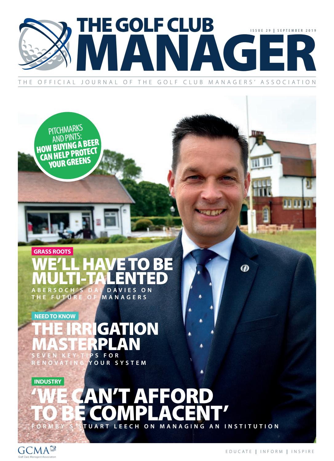 The Golf Club Manager: September 2019 by Golf Club Managers Association ...