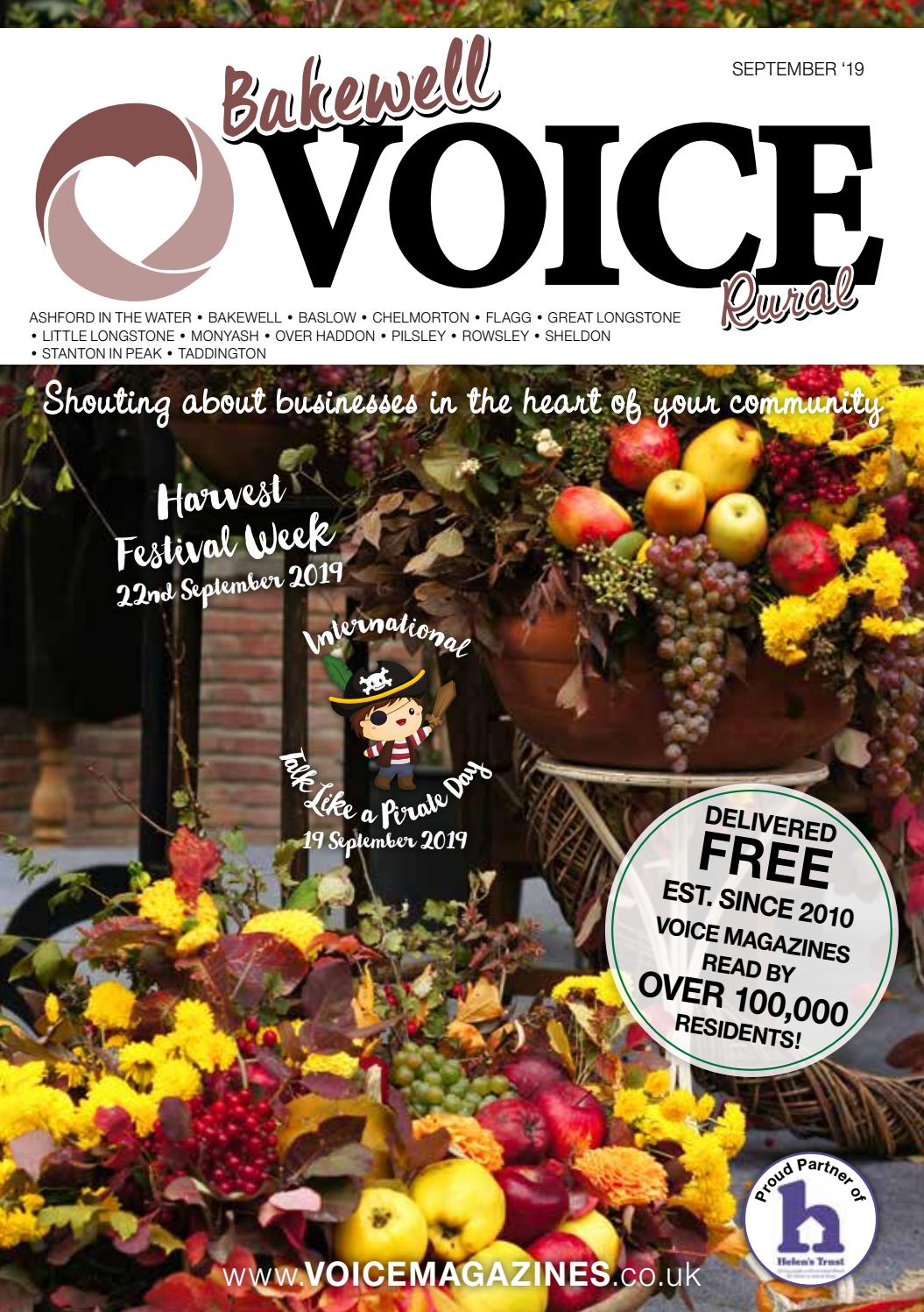 Rural Voice - Bakewell & Villages Edition - September 2019 by Voice ...
