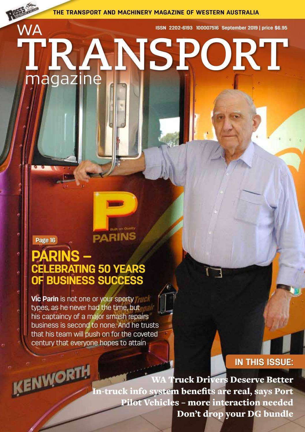 SEPTEMBER 2019 EDITION OF WA TRANSPORT MAGAZINE by Angry Chicken ...