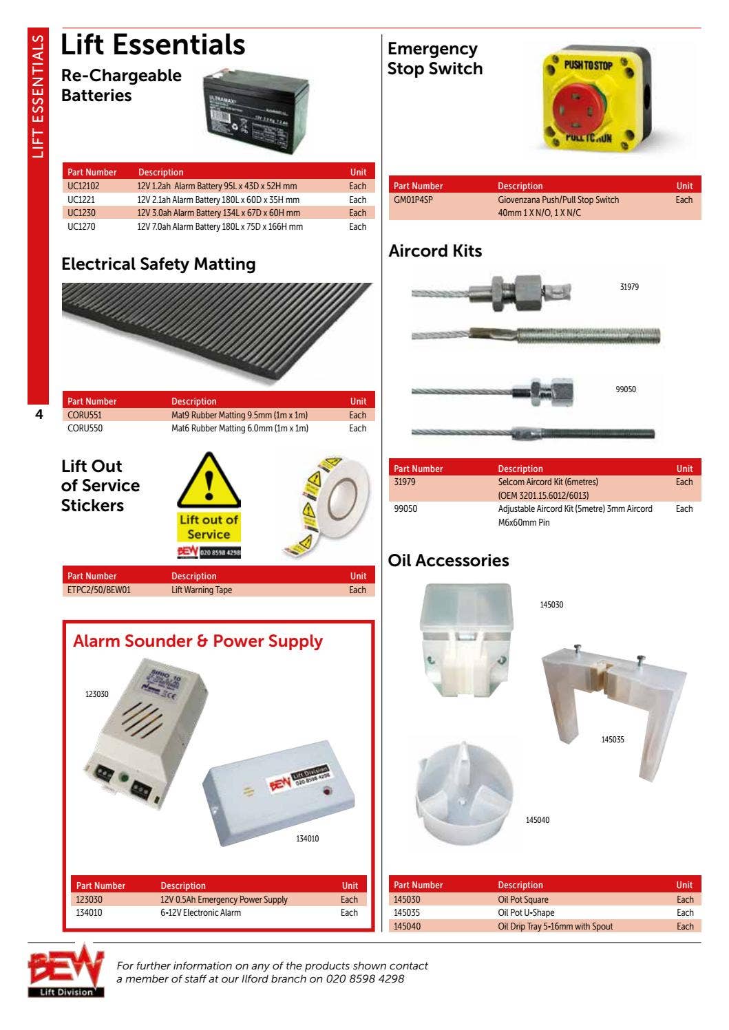 BEW Lift Division Product Guide - Sept 2019 by BEW Electrical ...