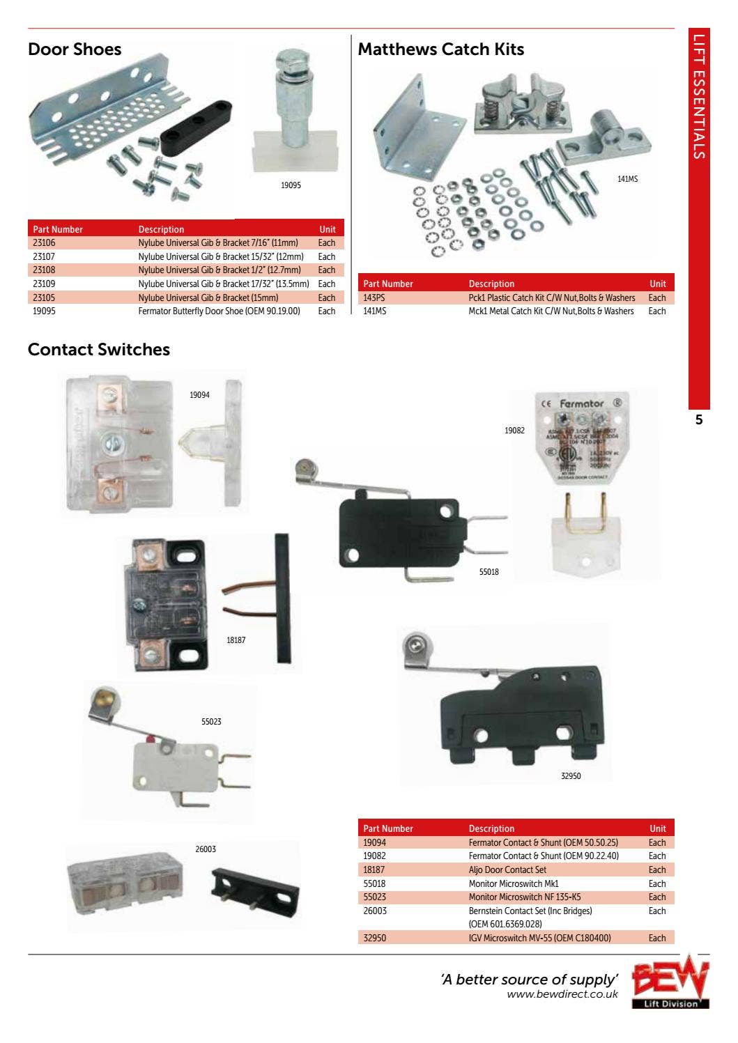 BEW Lift Division Product Guide - Sept 2019 by BEW Electrical ...