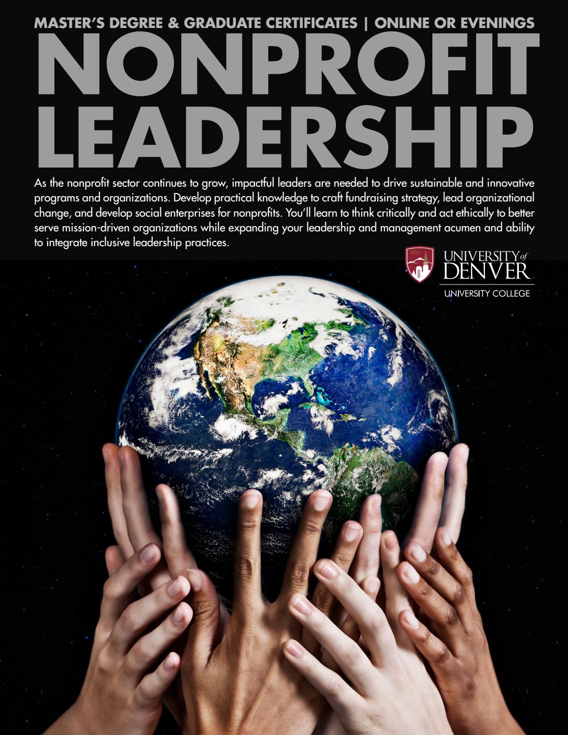 Nonprofit Leadership Graduate Programs by University College - Issuu
