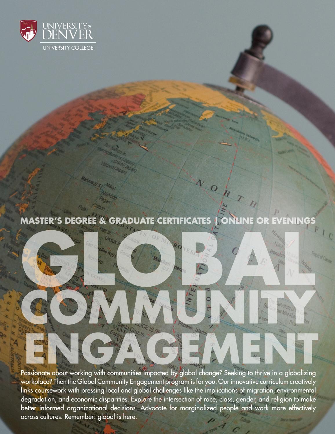 Global Community Engagement Graduate Program by University College - Issuu