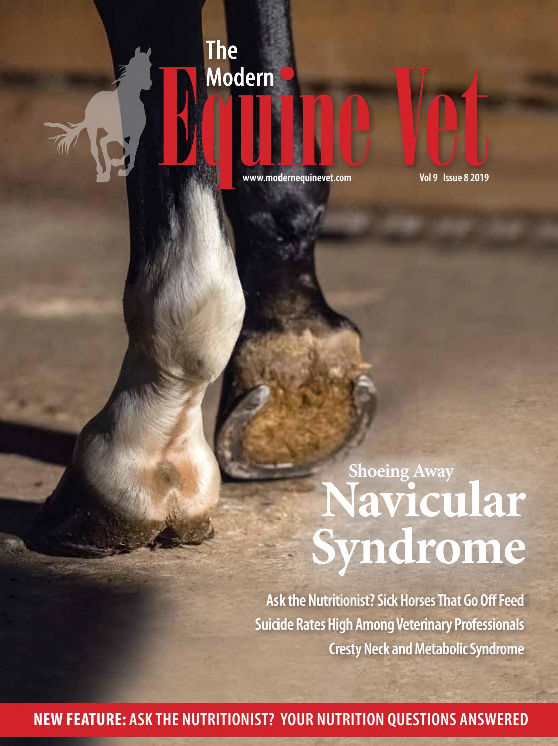 The Modern Equine Vet August 2019 by The Modern Equine Vet - Issuu