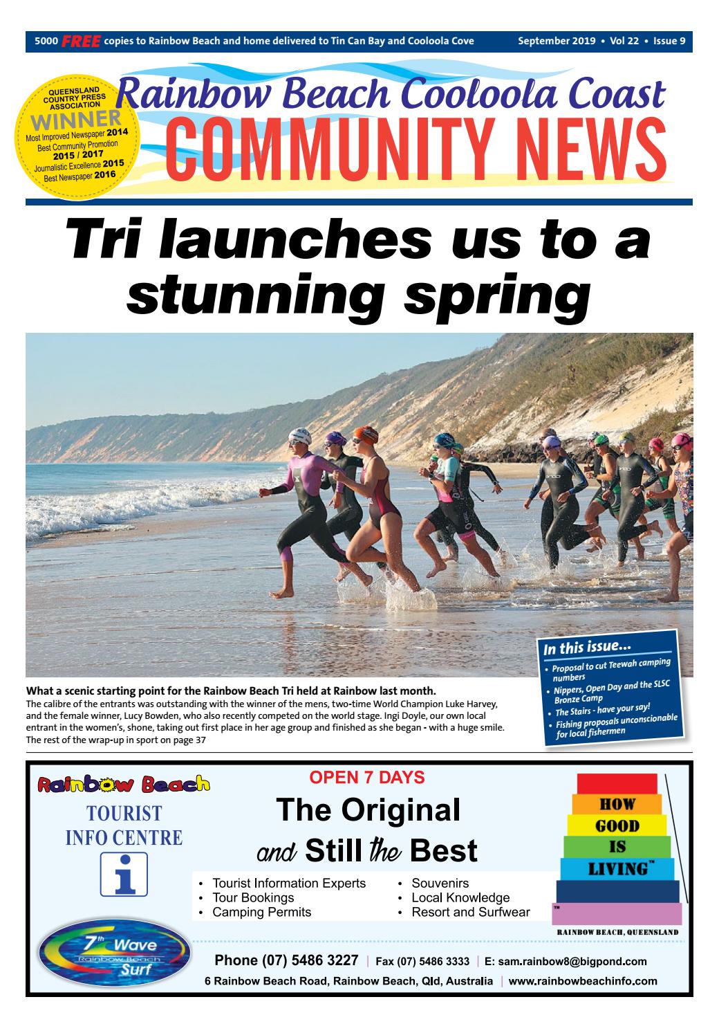 Rainbow Beach Community News September 2019 by Rainbow Beach Community ...