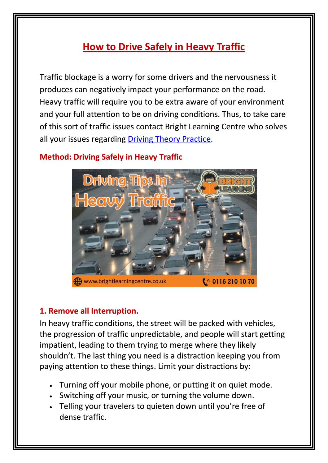 Driving Theory Practice by Bright Learning Centre - Issuu
