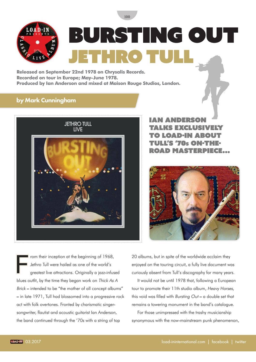 JETHRO TULL: BURSTING OUT (Classic Live Albums) by Mark Cunningham ...