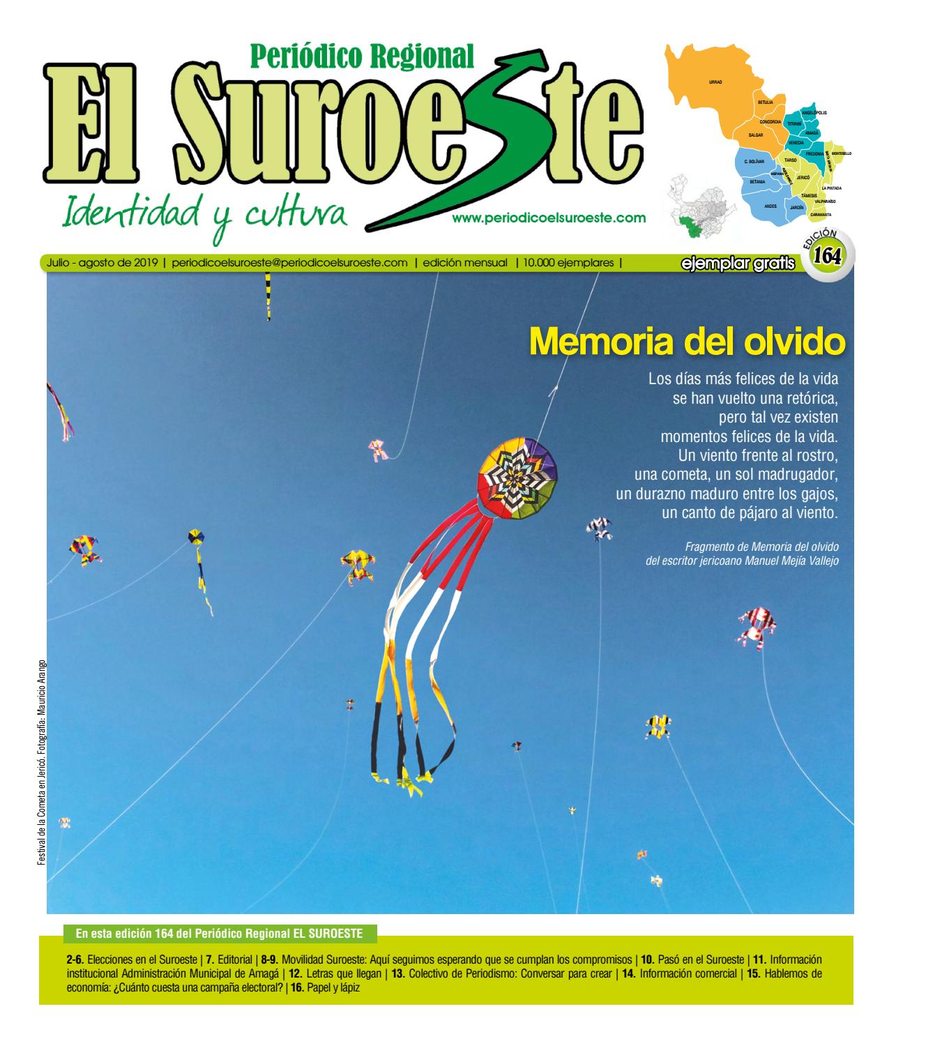 Periódico El Suroeste - Edición 164 by Periódico EL SUROESTE - Issuu