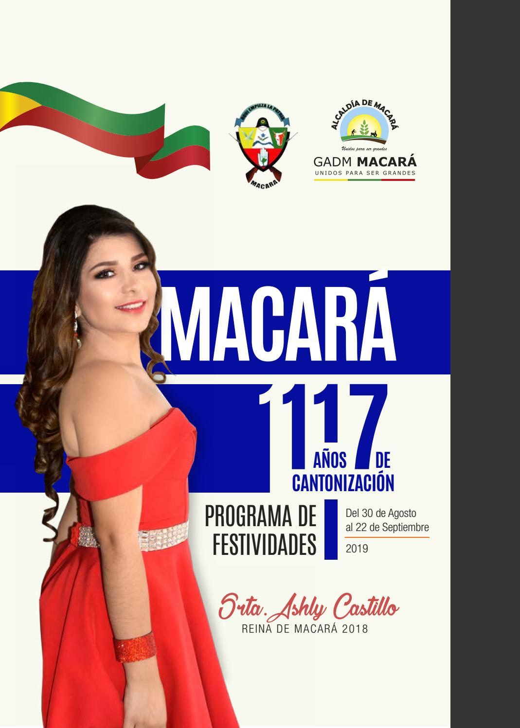 PROGRAMA DE MACARÁ by Grafimundo Loja - Issuu
