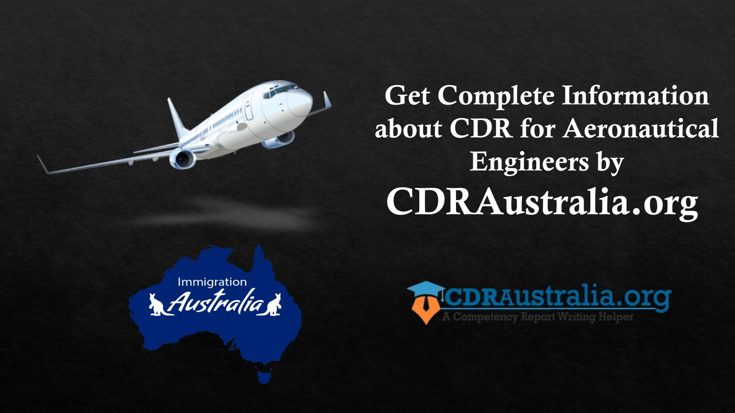 CDR For Aeronautical Engineers Australia by Andrew Robert - Issuu