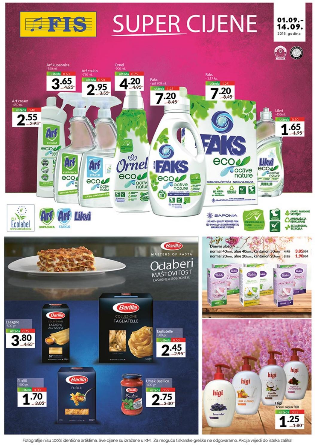 Fis katalog Super cijene od 01.-14.09.2019. by Bakmaz, Boso, NTL - Issuu
