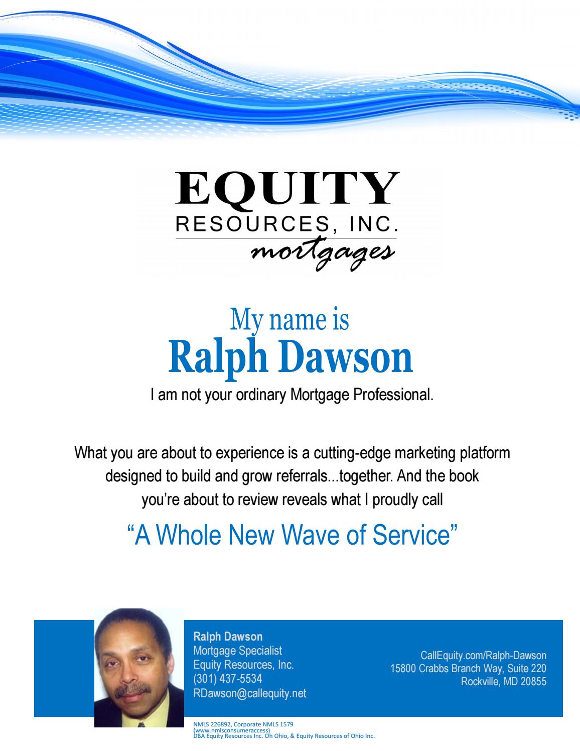 Ralph Dawson New Wave Binder by Angie Caughenbaugh - Issuu