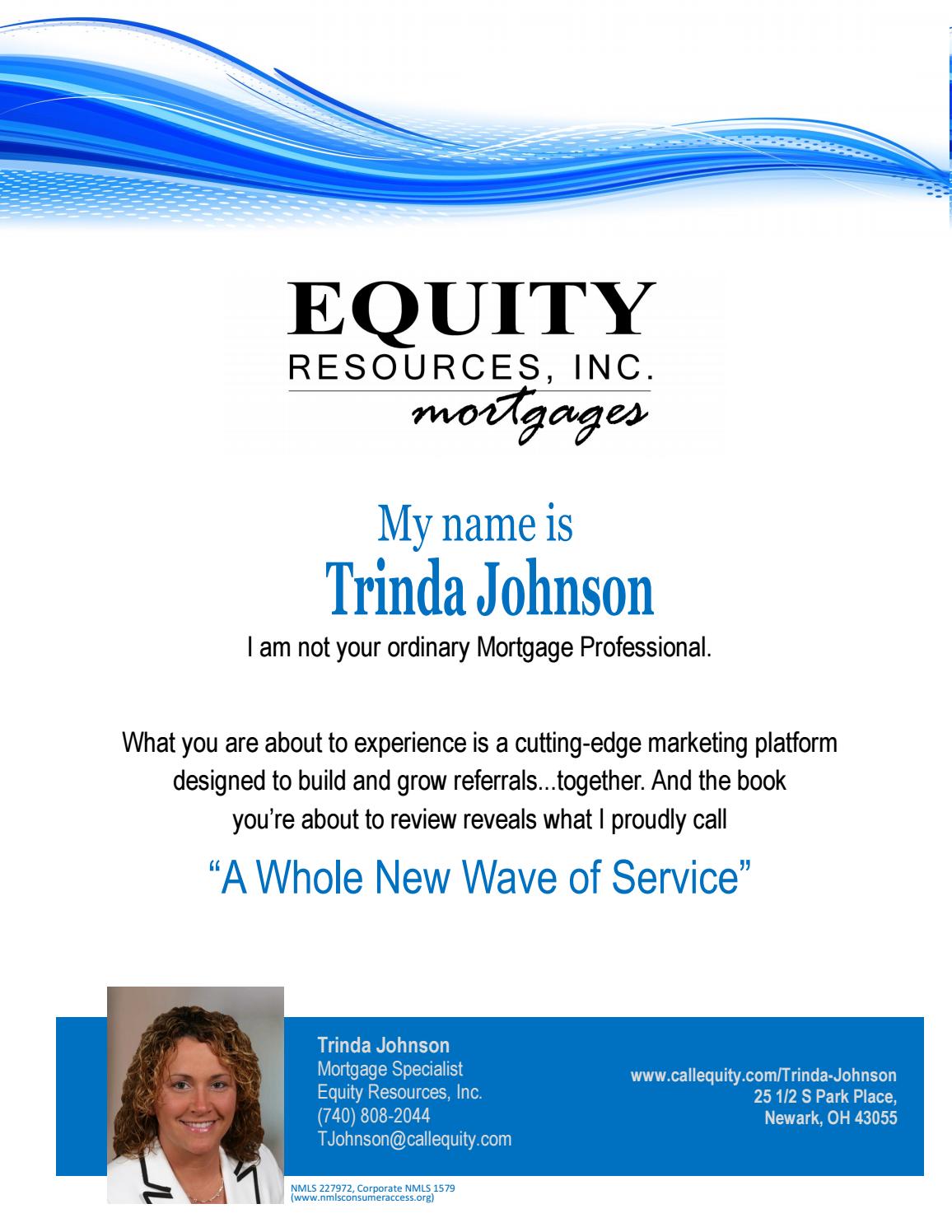 Trinda Johnson New Wave Binder by Angie Caughenbaugh - Issuu