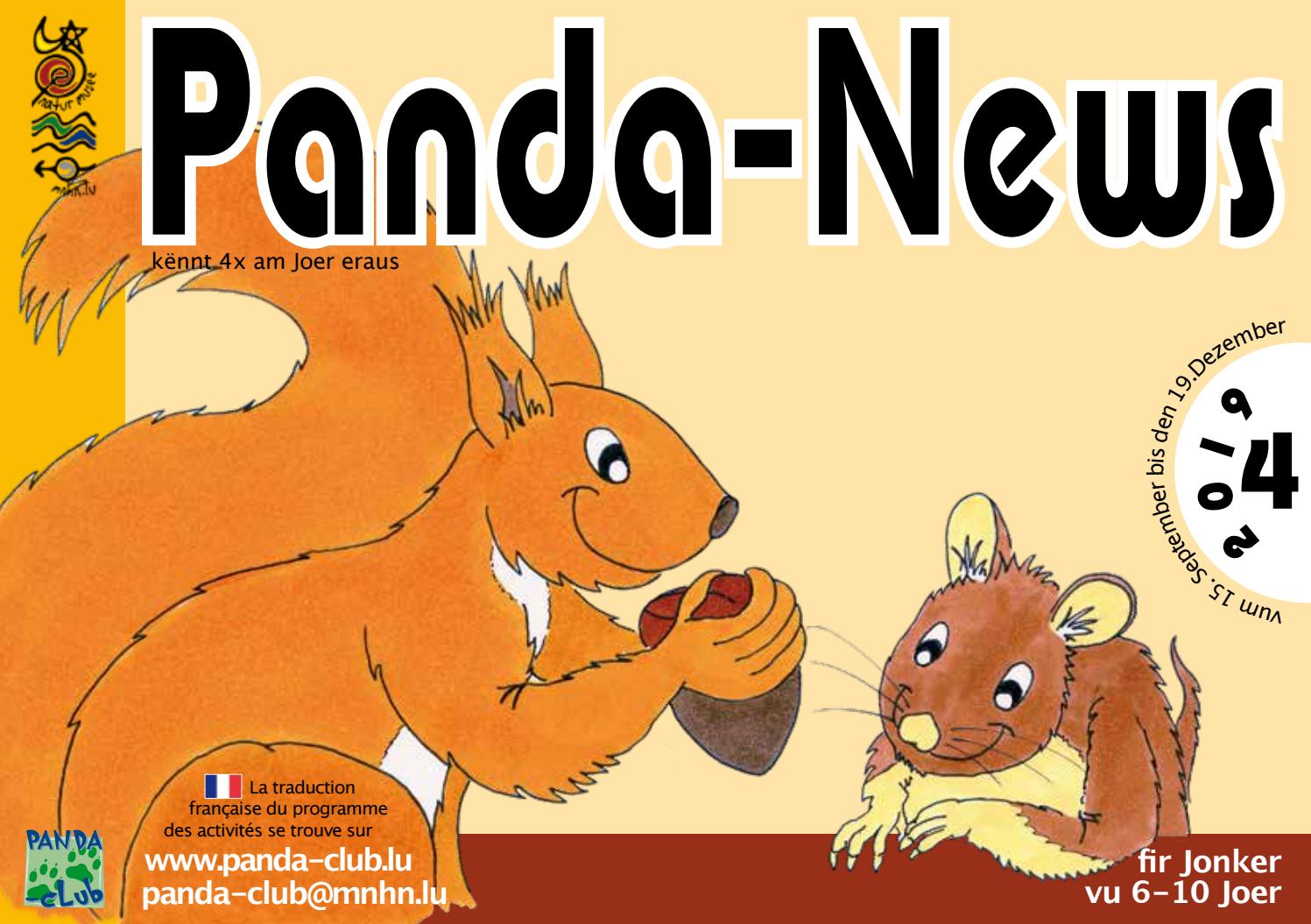 Panda News 4/2019 by Musée national d'histoire naturelle - Issuu