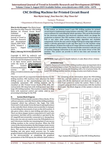 CNC Drilling Machine for Printed Circuit Board by International Journal ...