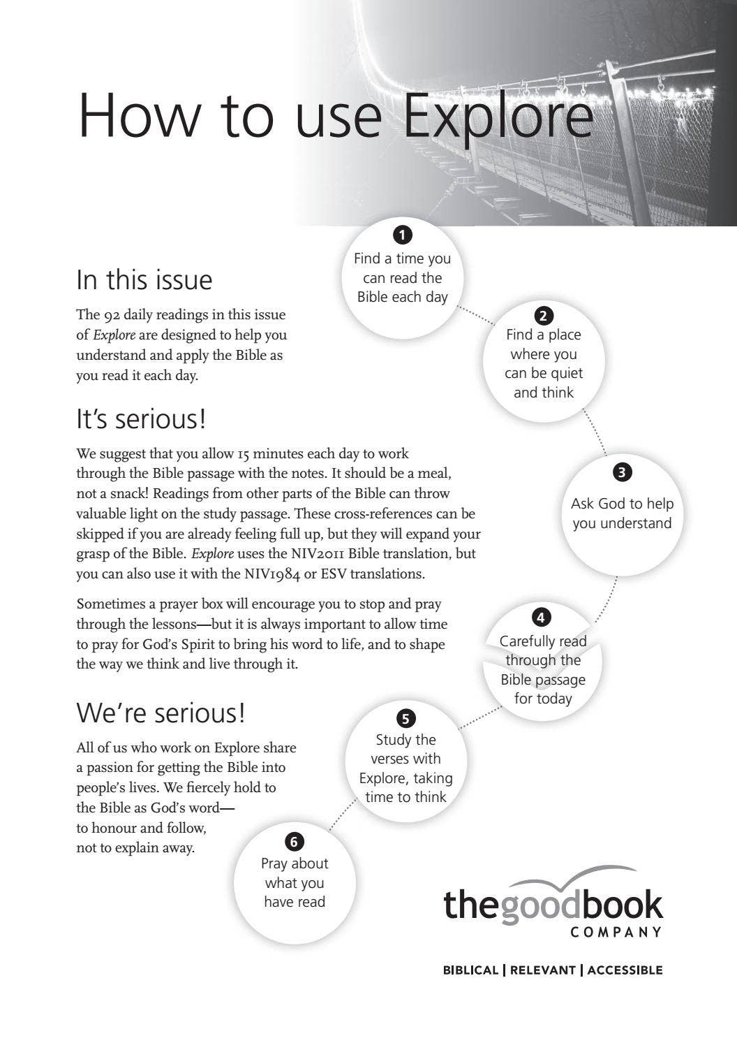 Look Inside: Explore (Oct-Dec 2019) by The Good Book Company - Issuu
