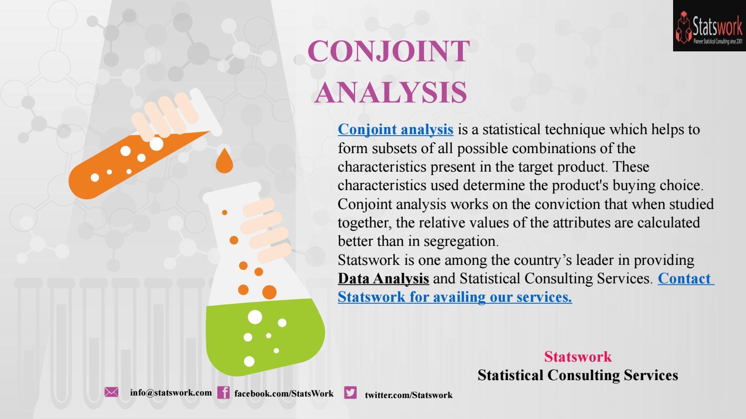 Conjoint Analysis and Its Types - Statswork by Statswork - Issuu