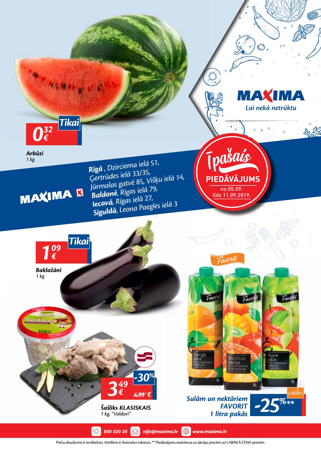 MAXIMA | X | 05.09. - 11.09. by Maxima Latvija - Issuu