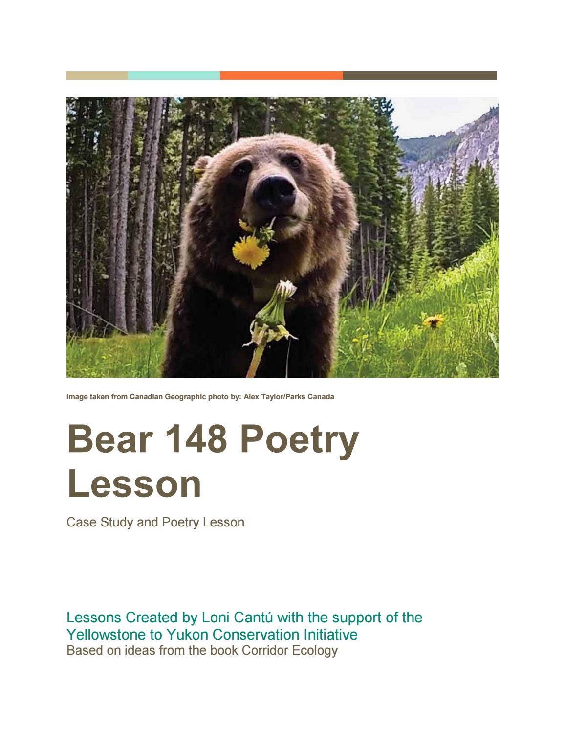 Bear 148 Poetry Lesson by Island Press - Issuu