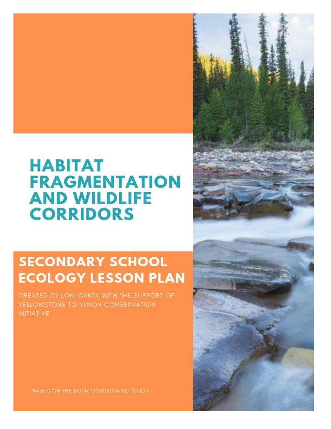 Habitat Fragmentation and Wildlife Corridors Lesson Plan by Island ...